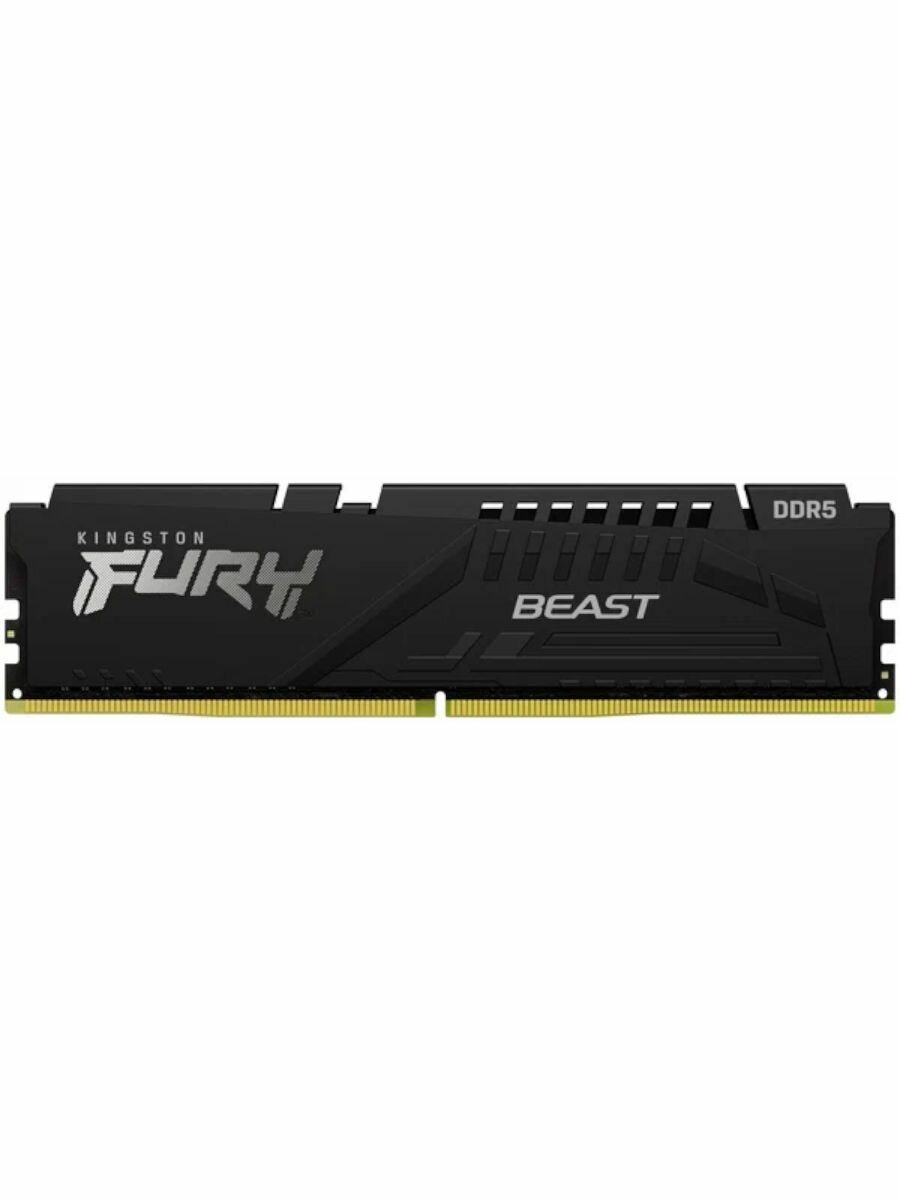 Модуль памяти DDR5 16GB Kingston FURY KF556C36BBE-16 Beast black PC5-44800 5600MHz CL36 1RX8 1.25V 16Gbit retail