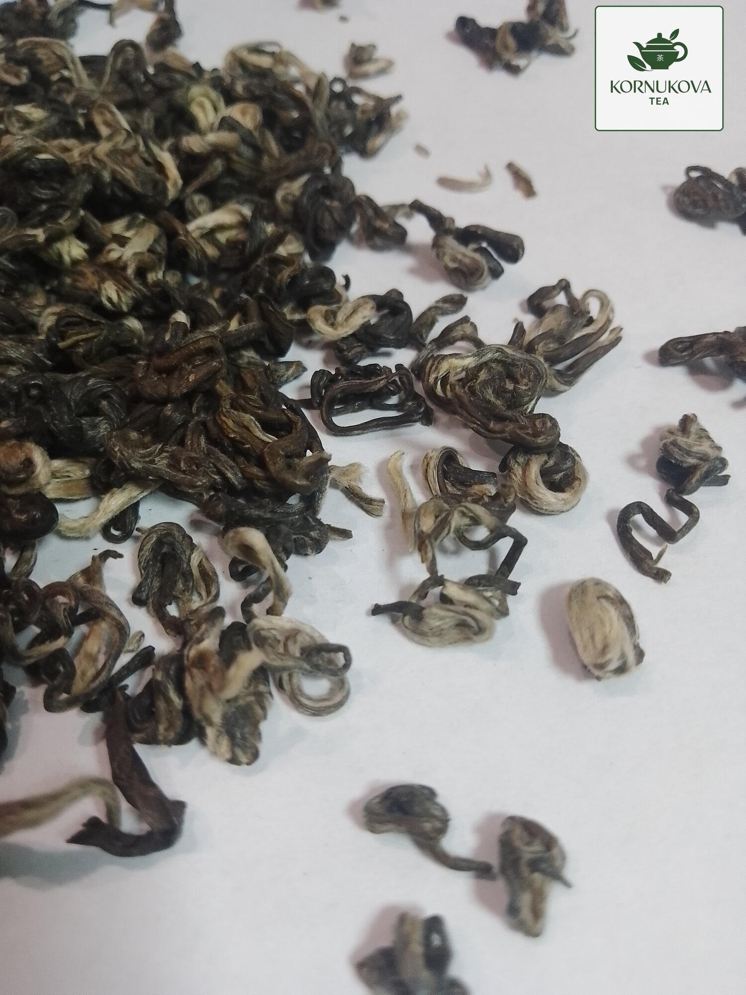 Изумрудные спирали весны из Бирманского сырья (Мянь Дянь Ляо Би Ло Чунь), 250 гр, ИП Ромакина Т. А.