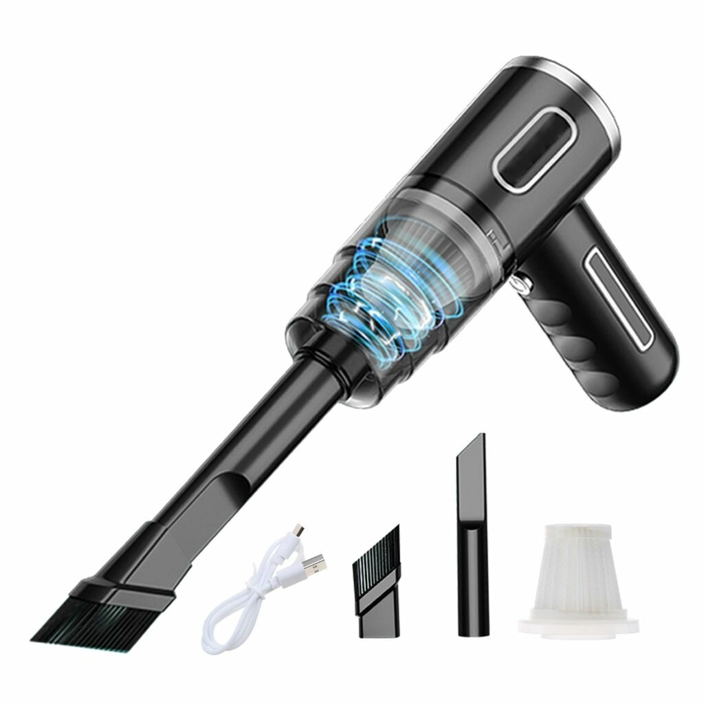 29000PA 120 Вт Беспроводной мини-автомобильный пылесос USB перезаряжаемый портативный бытовой двойного назначения для влажной и сухой уборки
