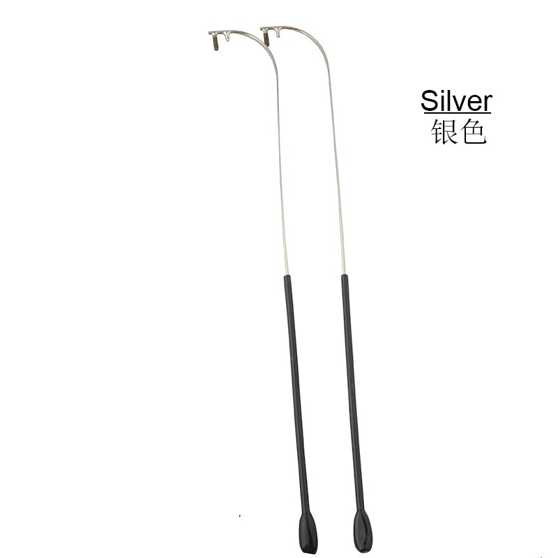 Запасные дужки для очков XINSHUO из нержавеющей стали Серебряный, T022 Silver