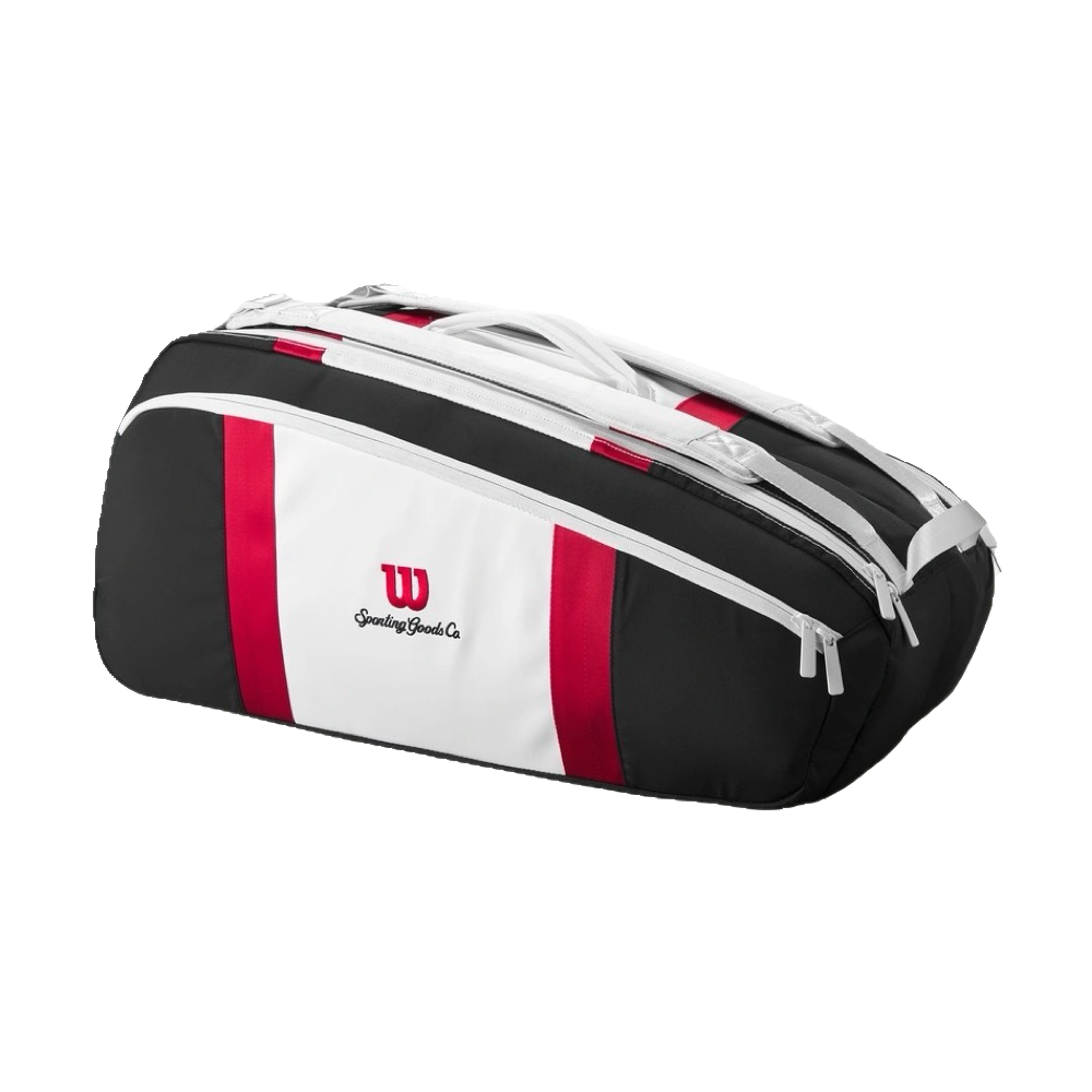 Теннисная сумка Wilson Courage Super Tour Black (9 ракеток)