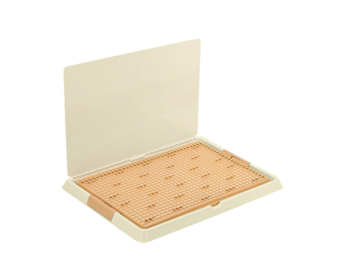 PetLine Туалет для собак со стенкой 47х34х2,5см малый (бежевый) P530-07