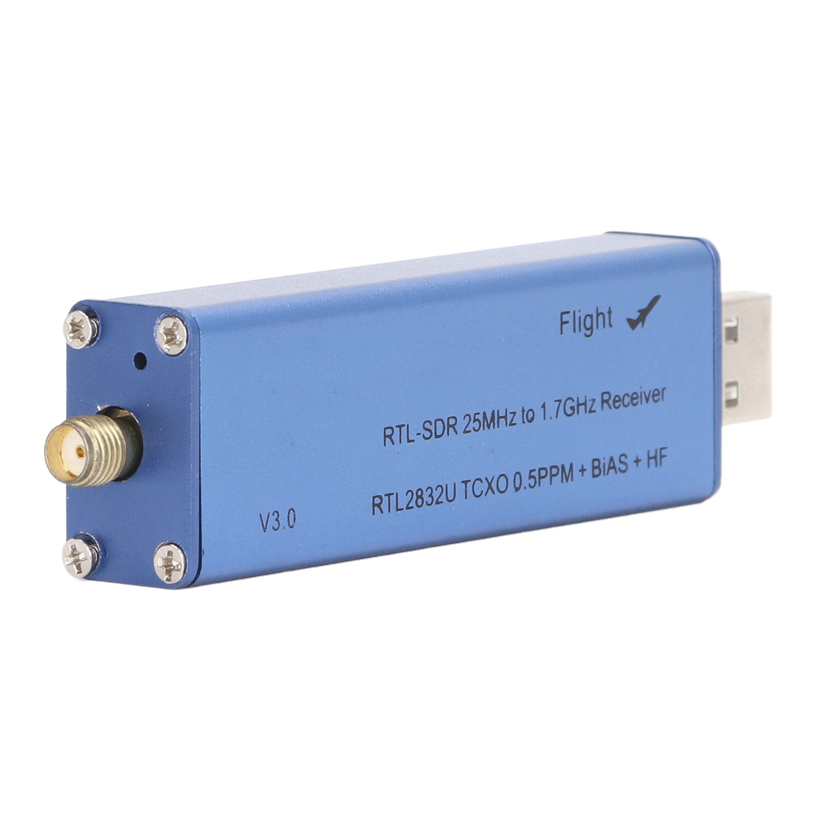 Комплект программно-конфигурируемого радиоприемника DAB FM SDR-приемник с антенной и разъемом 25 1760 МГц