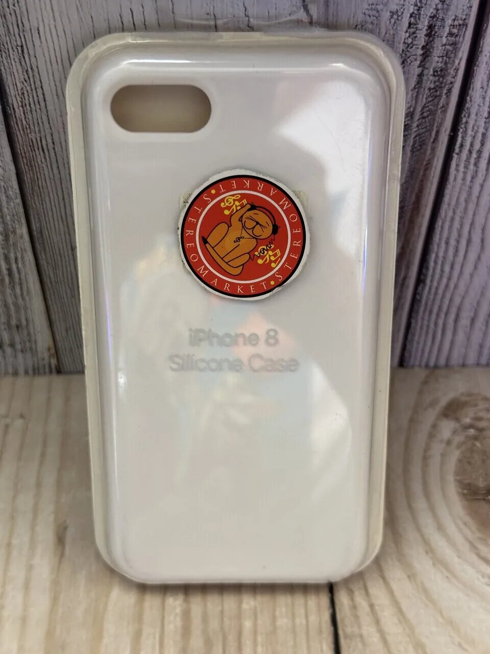 Чехол для Apple iPhone 7/8 Silicone Case без лого (полная защита)белый