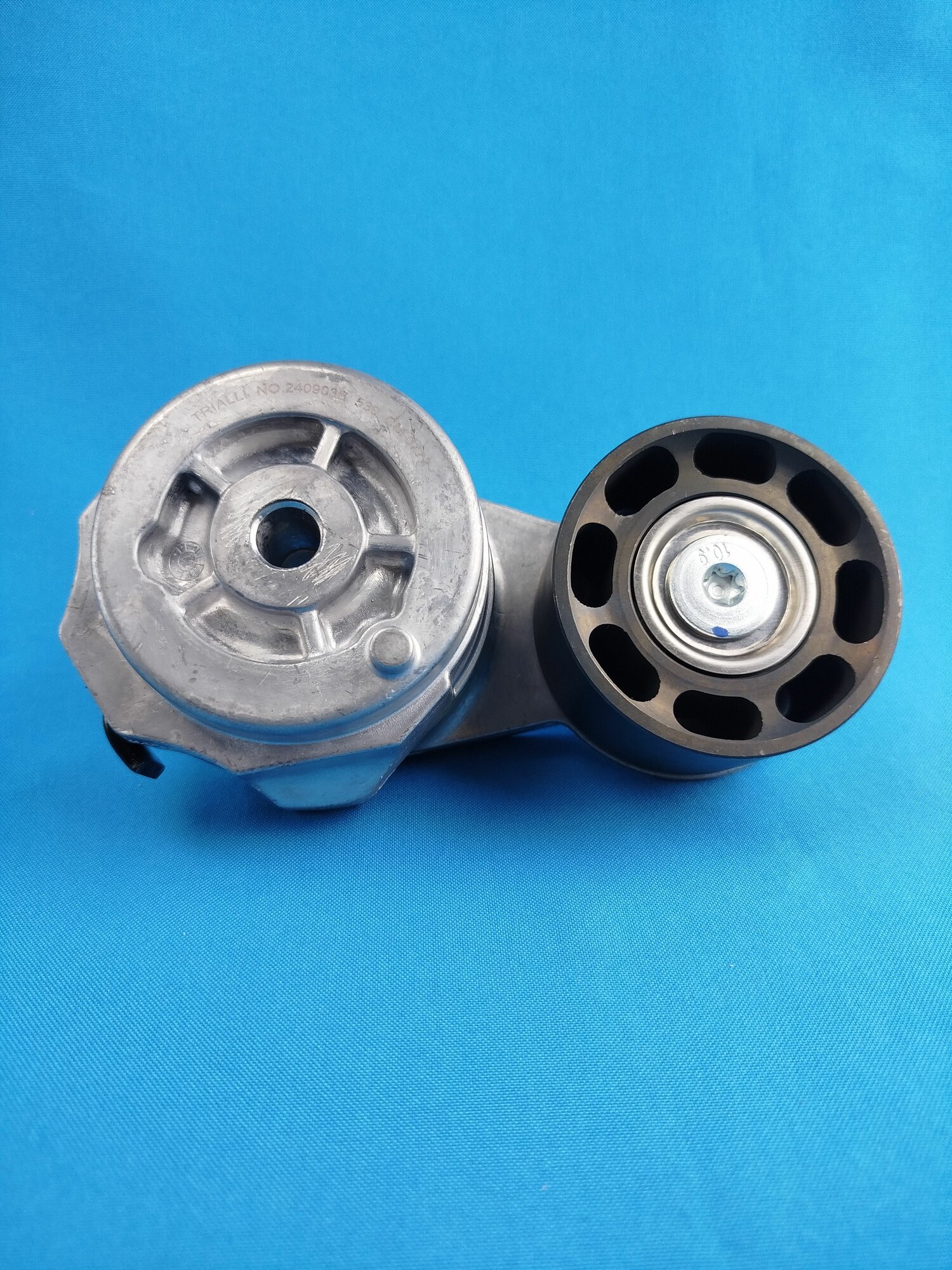 Ролик натяжителя ремня генератора "TRIALLI" для а/м КамАЗ Евро-5 с натяжителем