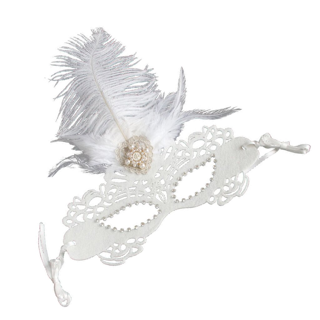 Маска на Половину Лица Из Сверкающих Перьев С Хрустальными Украшениями Для Маскарадов И Роскошных Мероприятий Регулируется