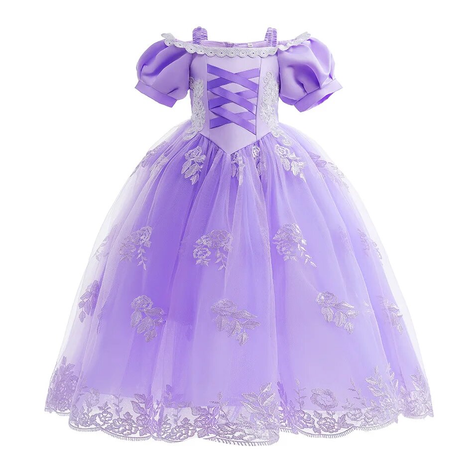 Костюм Рапунцель оllobebe 2T (Tag 100), Purple Rapunzel A