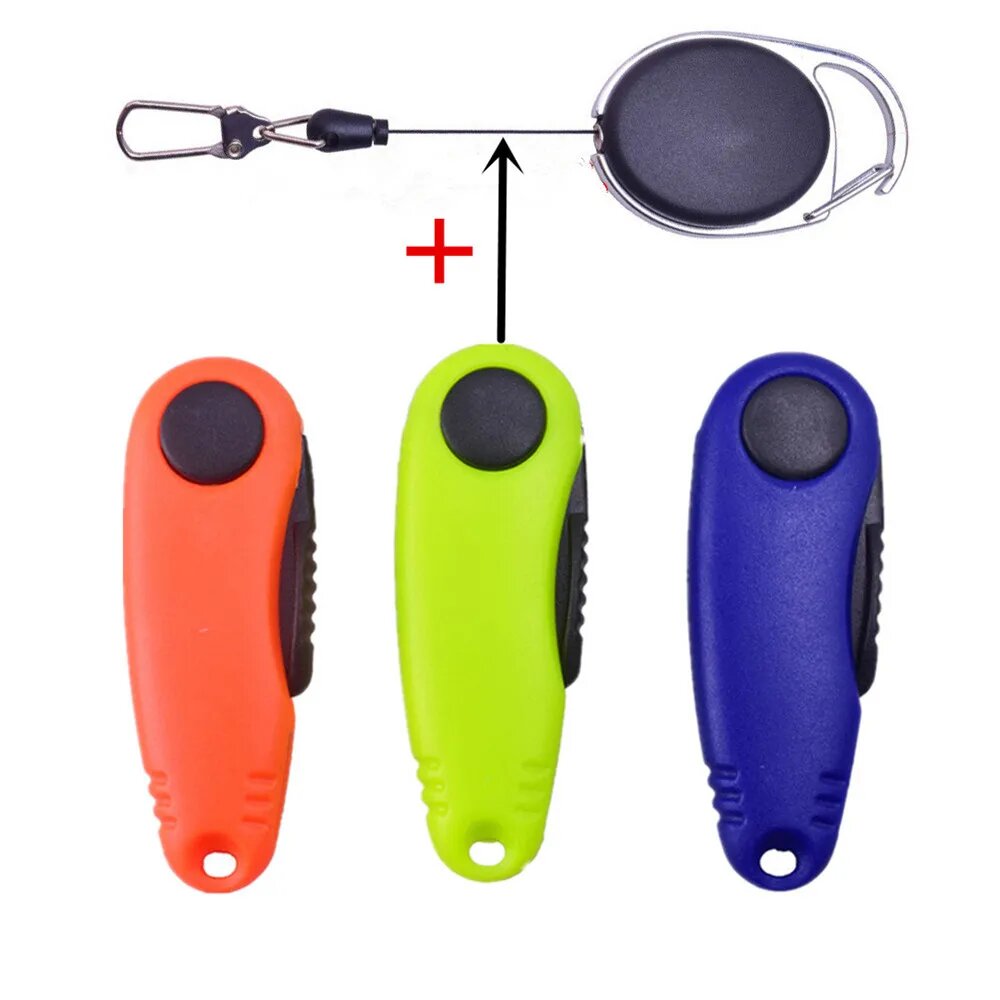 FTK Ножницы для рыбы из нержавеющей стали Buckle knife blue