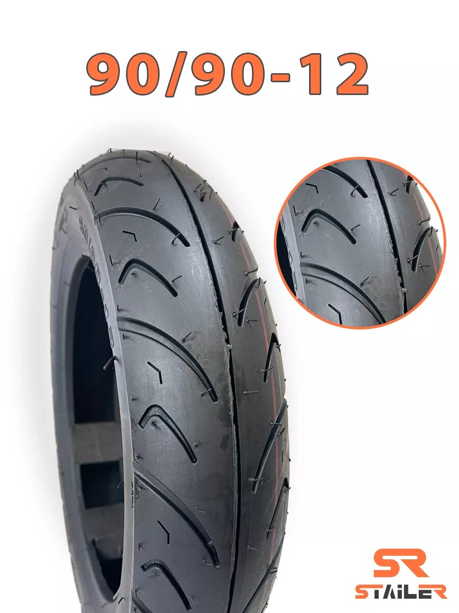 Мотошина для мотоцикла 90/90-12 TL GMT18