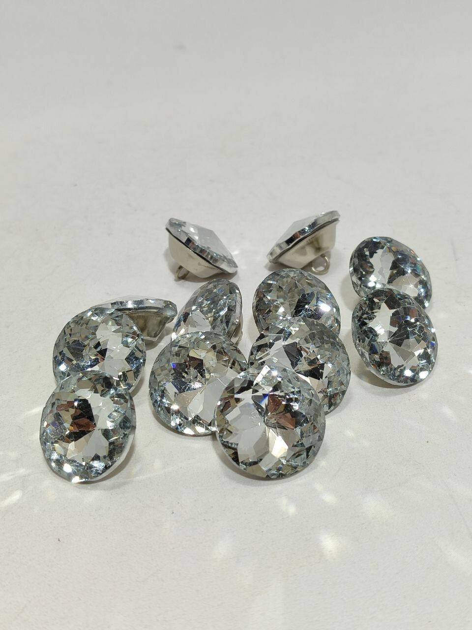 Стразы для мебели диаметр 25мм/15 штук