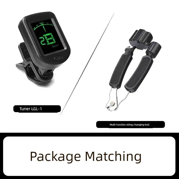 Тюнер-капо для гитары, универсальный автоматический электронный тюнер для укулеле и скрипки, простой в использовании