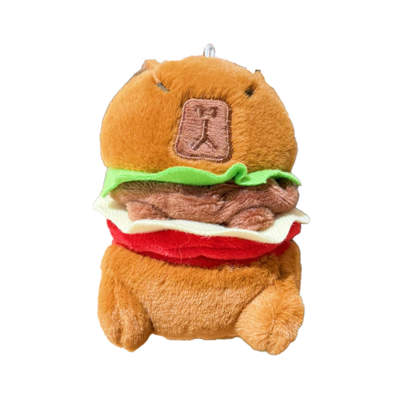 Милый плюшевый брелок Капибара из мягкого хлопка PP, маленькое stuffed animalукрашение для рюкзака,