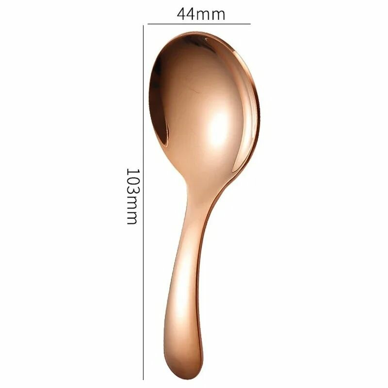 Короткая ложка 304 нержавейка для детей и путешествий, для мороженого, чая, десерта