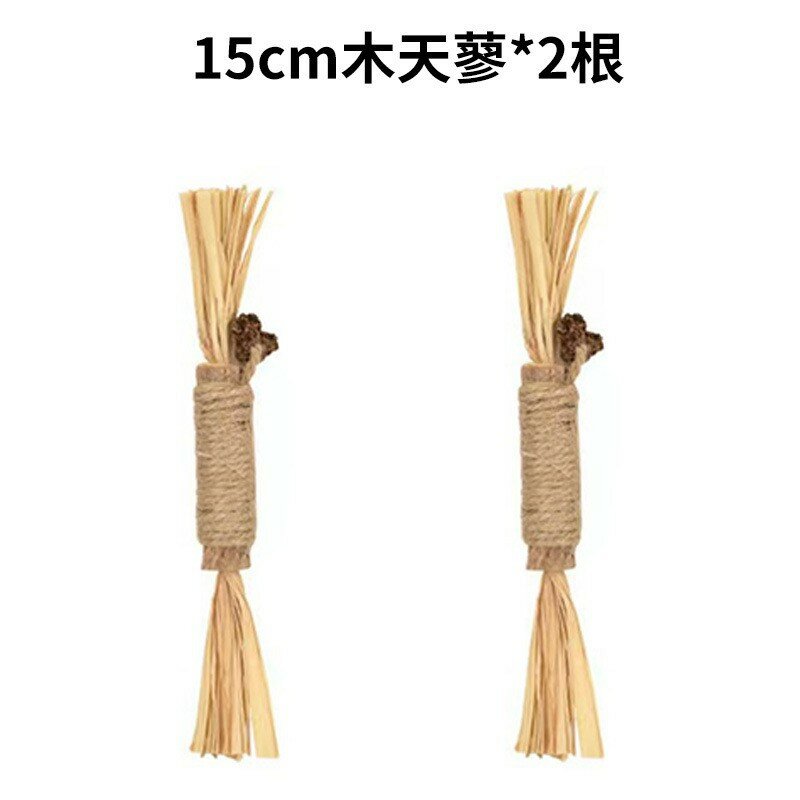 Маленькая палочка для чистки зубов с котовым мятным, 15 см, 2 шт, натуральная деревянная игрушка для ухода за зубами и