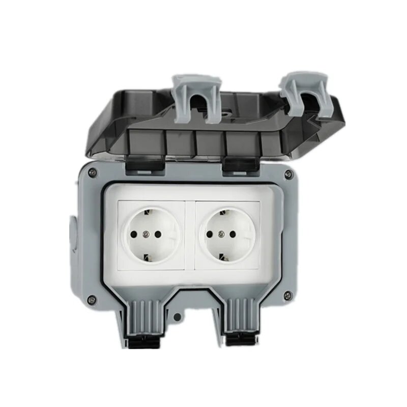 Дождливая зарядная розетка Danni IP66 с защитой от дождя и брызг, уличная Международная универсальная Usb-розетка, водонепроницаемая розетка