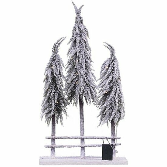 Изделие декоративное Remeco Collection "Елки" с подсветкой, 40*15*80 см. (3хАА, не прилаг)