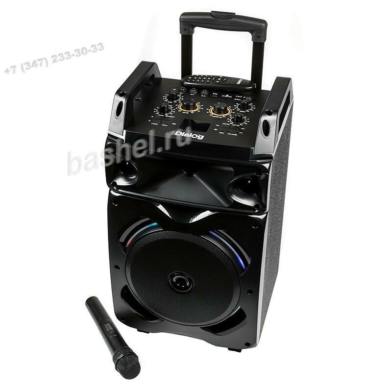 Колонка напольная Dialog Oscar AO-210, 1.0, 70W RMS, Караоке с беспр. микр, BT+FM+USB+SD+GT вход