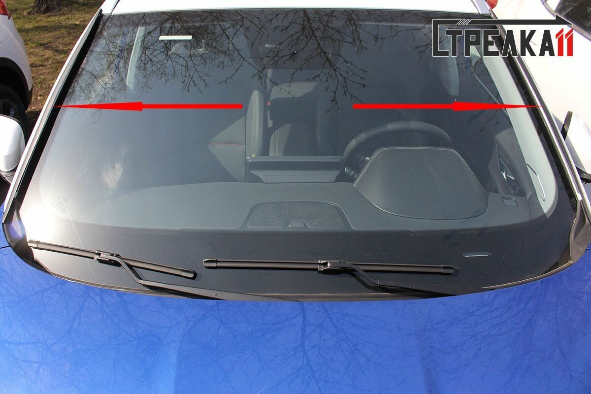 Водосток лобового стекла Стрелка 11 для Chery Tiggo 7 PRO MAX 2020-