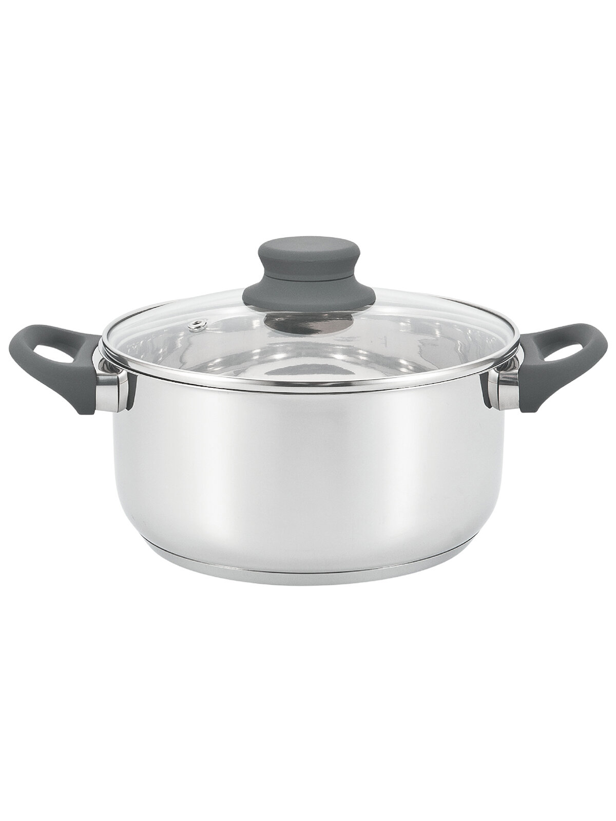 Кастрюля с крышкой Appetite Polly, нержавеющая сталь, 4,6 л