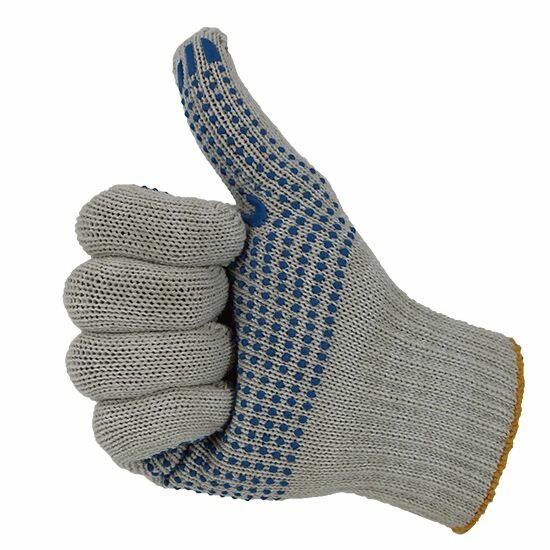 Перчатки рабочие хозяйственные строительные садовые тканевые 4 пары