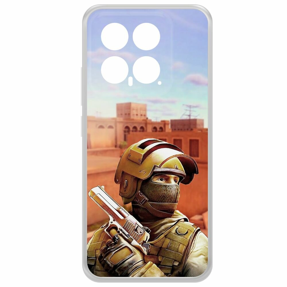 Чехол-накладка Krutoff Clear Case Cтандофф 2 (Standoff 2) - Спец для Xiaomi 14