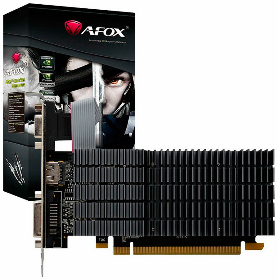 Видеокарта Afox GeForce G210 LP 1GB (AF210-1024D2LG2)