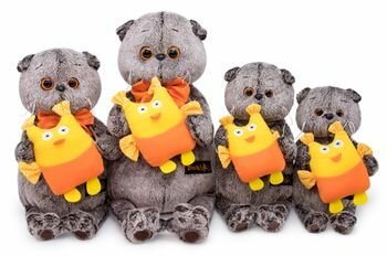 Мягкая Игрушка BudiBasa Кот Басик с совой (19см) (в подарочной коробке) Ks19-113, (ООО "МПП") ()