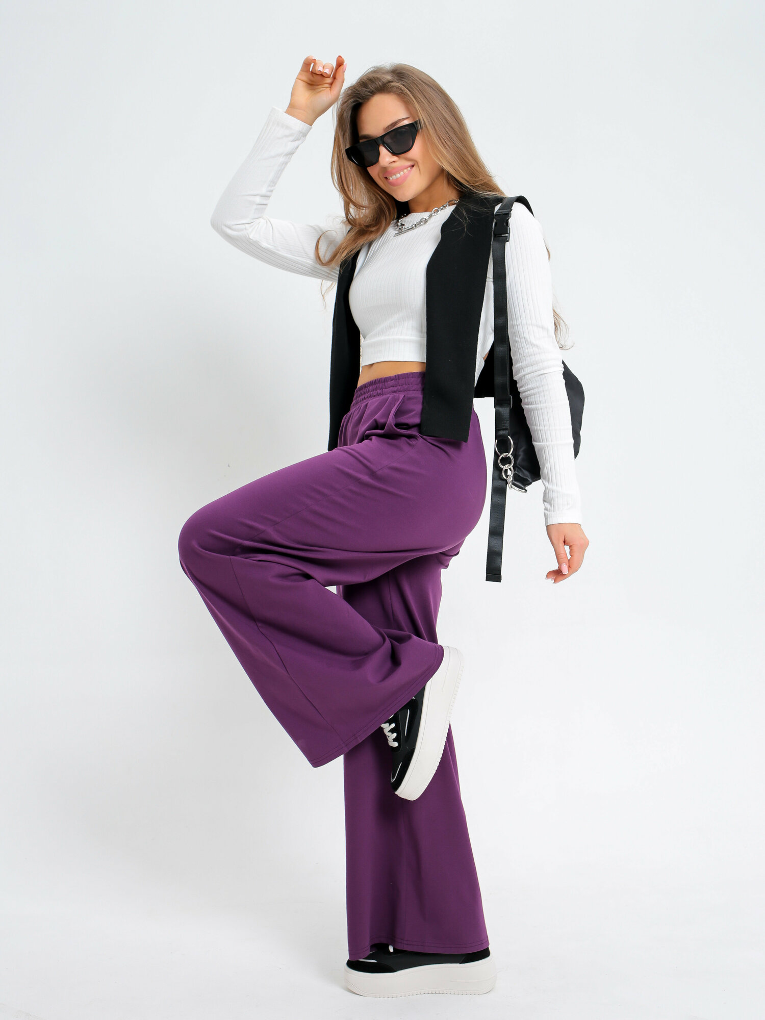 Брюки палаццо