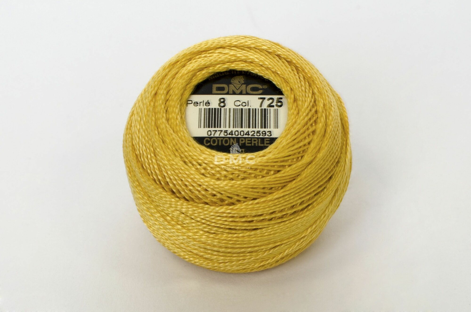 Мулине DMC Perle #8 (80 м.) арт. 116/8, цвет 0725