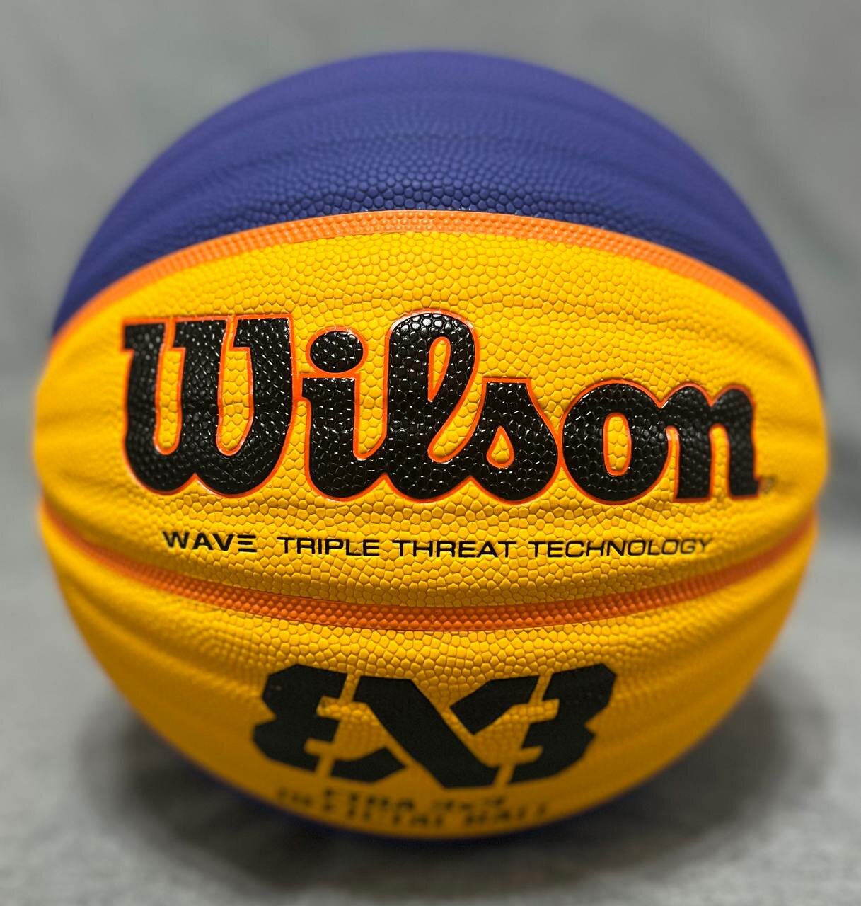 Баскетбольный мяч Wilson FIBA 3x3 OFFICIAL BALL. Размер 6. Yellow/Blue. Indoor/Oudoor
