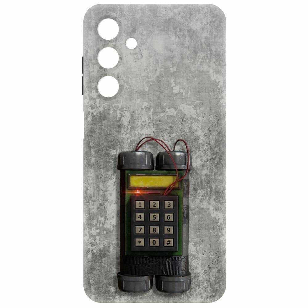 Чехол-накладка Krutoff Soft Case Cтандофф 2 (Standoff 2) - C4 для Samsung Galaxy A25 5G (A256) черный