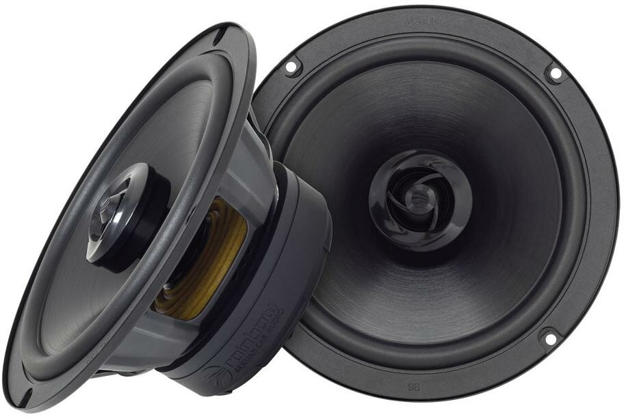 Колонки автомобильные Rainbow EL-X165А, 16,5 см, коаксиальные двухполосные, 2 шт.