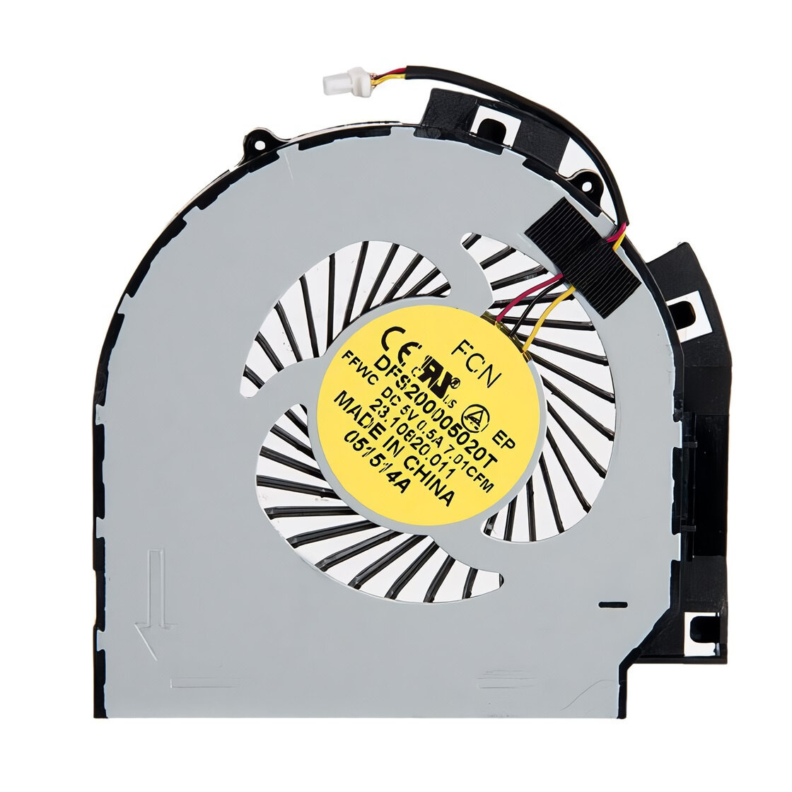 Вентилятор/Кулер для ноутбука Dell 3737 7737 p/n KSB06105HA-DC28, DFS200005020T FFWC, 23.10820.001