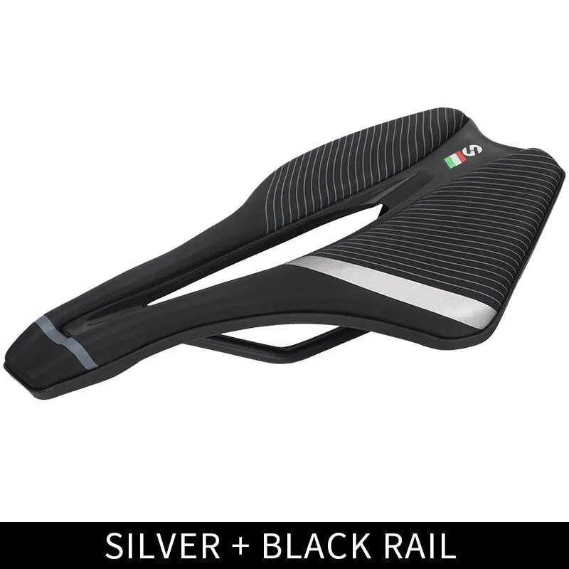 Велоседло TOSER PRO 143 Silver-Black Rail