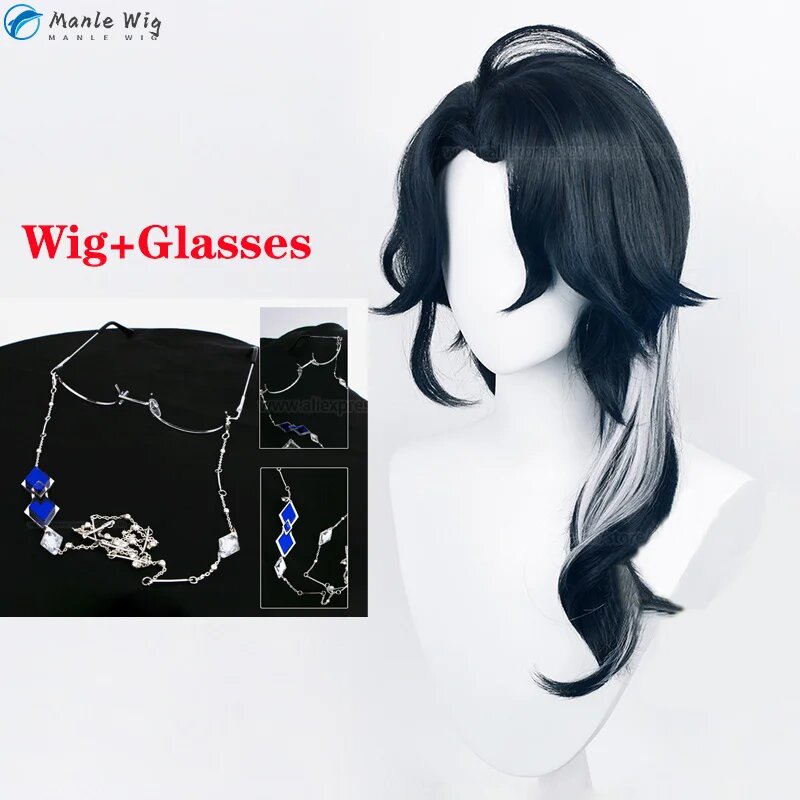Синтетический парик Pantalone 55 см Manle Cos Wig and Glasses