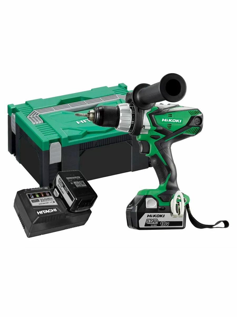 Аккумуляторная ударная дрель 18 В. Hikoki