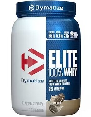 Dymatize Nutrition Elite Whey Protein (907 грамм) - Печенье со Сливками
