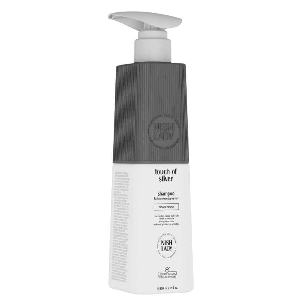 Шампунь для волос NISHLADY Touch of Silver, для блонда и седых волос