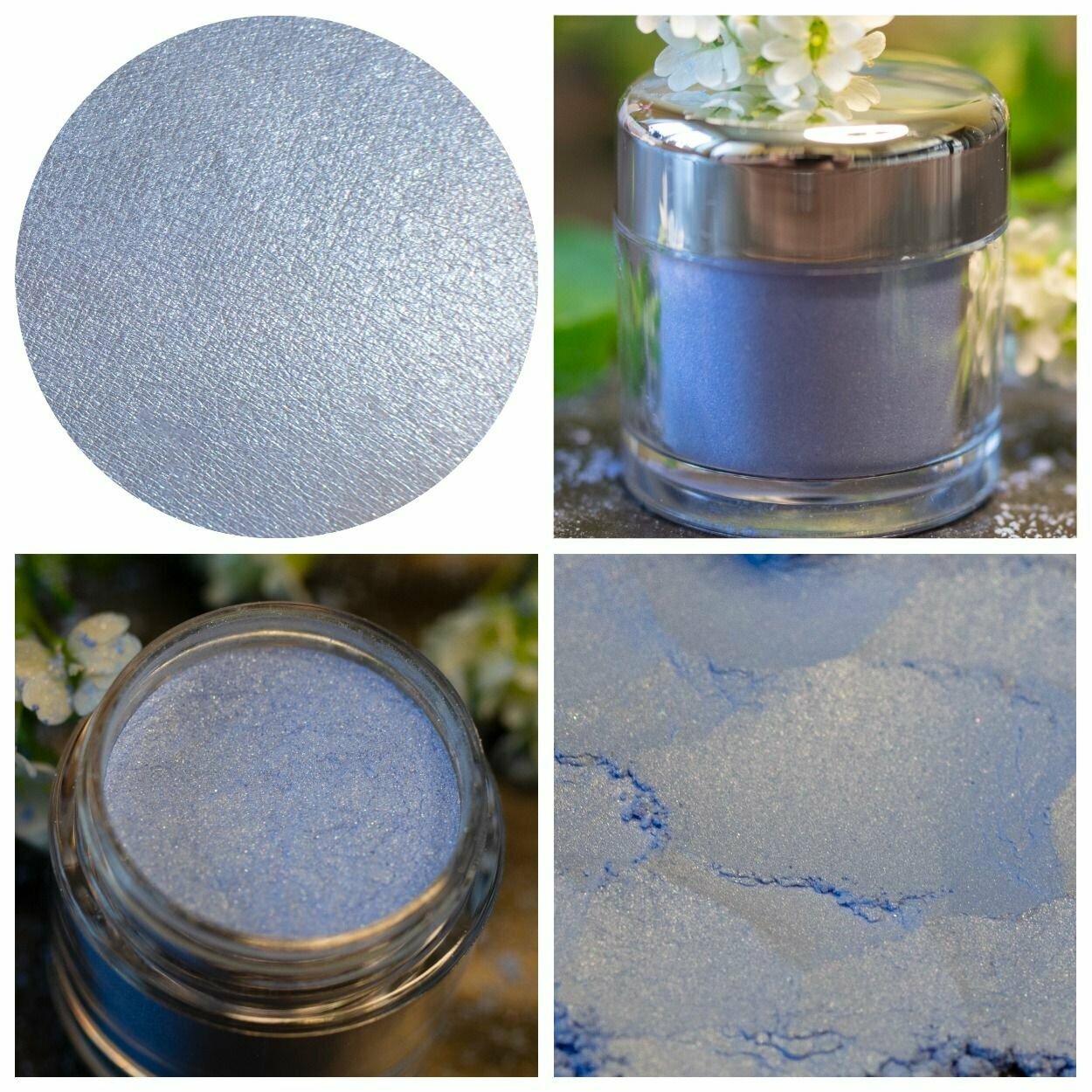 Тени для век ашера Голубой подснежник 3 мл