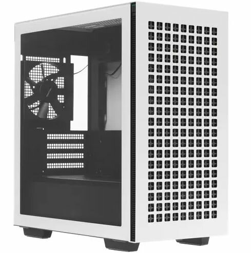 Компьютерный корпус DEEPCOOL CH370 WH (R-CH370-WHNAM1-G-1) белый - Mini Tower, Micro ATX, Mini ITX, USB 3.2 Gen1 Tуpe A