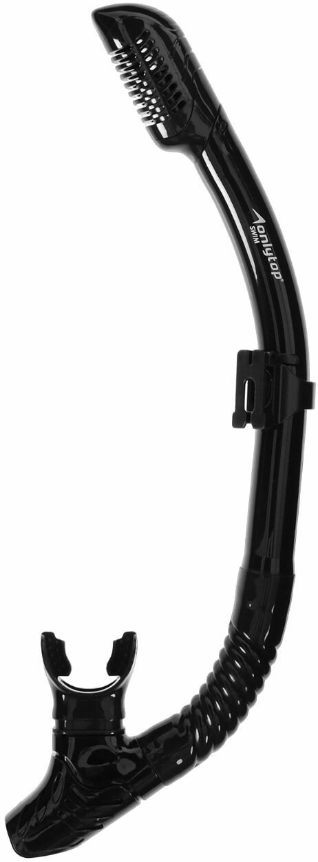 Взрослая дыхательная трубка для снорклинга и дайвинга, шноркель для подводного плавания и бассейна, цвет черный