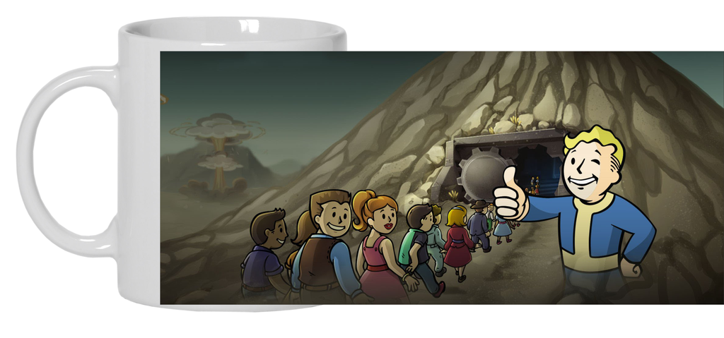 Кружка Fallout, Фоллаут №17, Кружка-хамелеон