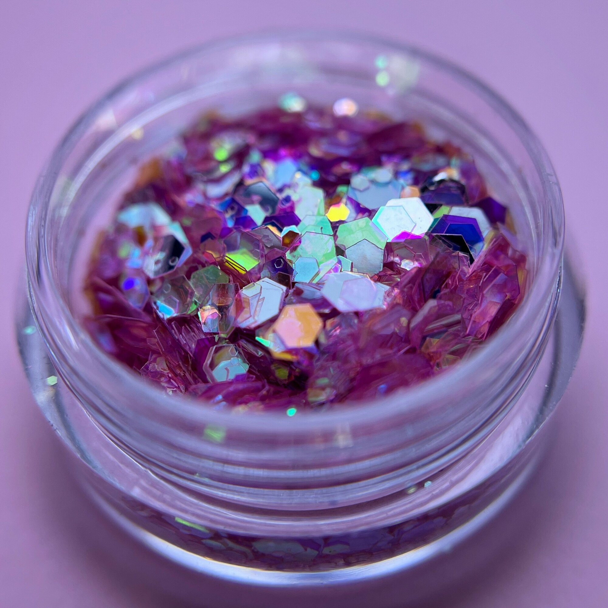 Zoo Nail Art 1757 Шестигранники микс "Крылья феи" 2 г крупные