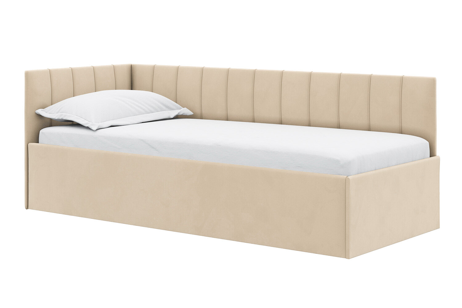 Кровать c подъёмным механизмом Hoff Мика, 90х200 см, цвет бежевый