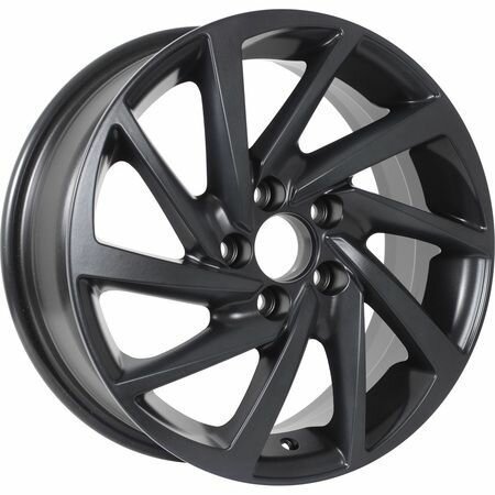 Колесный литой диск KDW KD1530 R15x6 5x100 ET38 CB57.1 Matt_Black_Painted