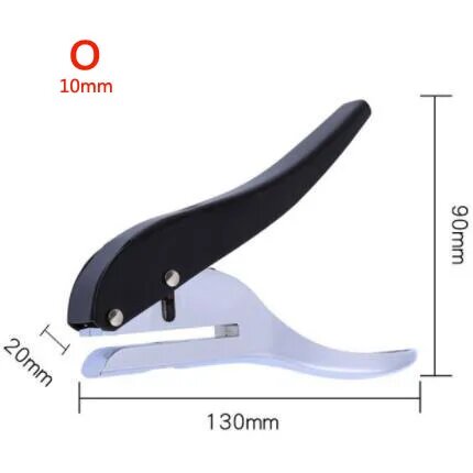 Металлический ручной дырокол Kamei YH65 для бумаги 3/6/8/10 мм 10mm