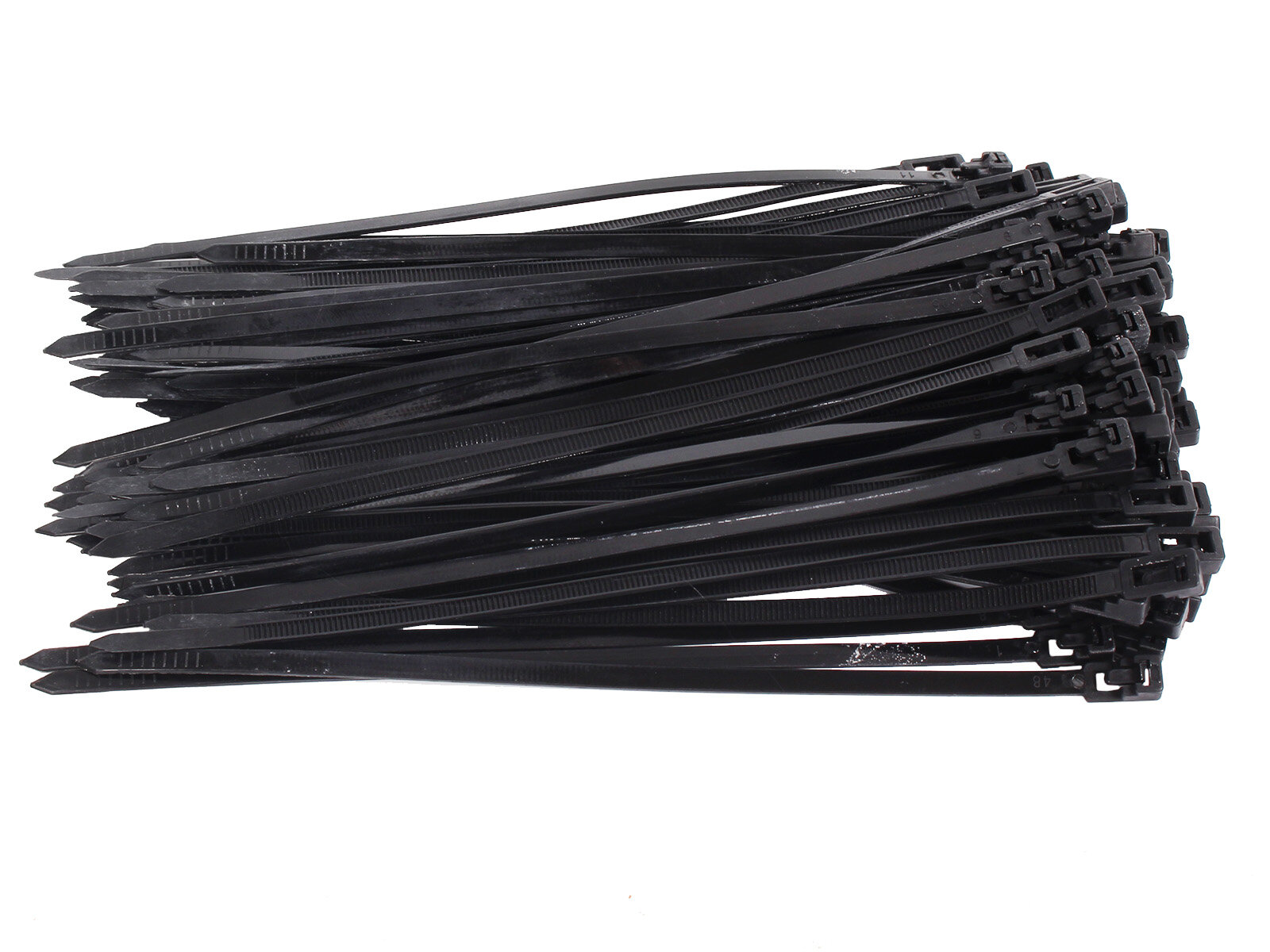 Стяжка нейлоновая многоразовая 5х200 черная 100 штук