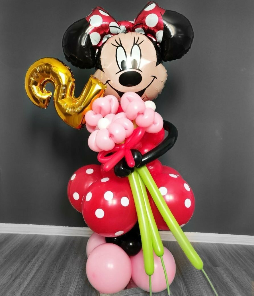 Фигура из шаров «Очаровательная Минни»