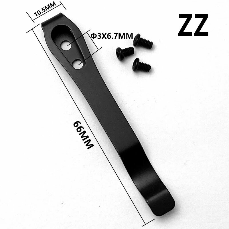 Зажим для ножа Fold Knife Clip 420 Stainless Steel 3 PCS, ZZ