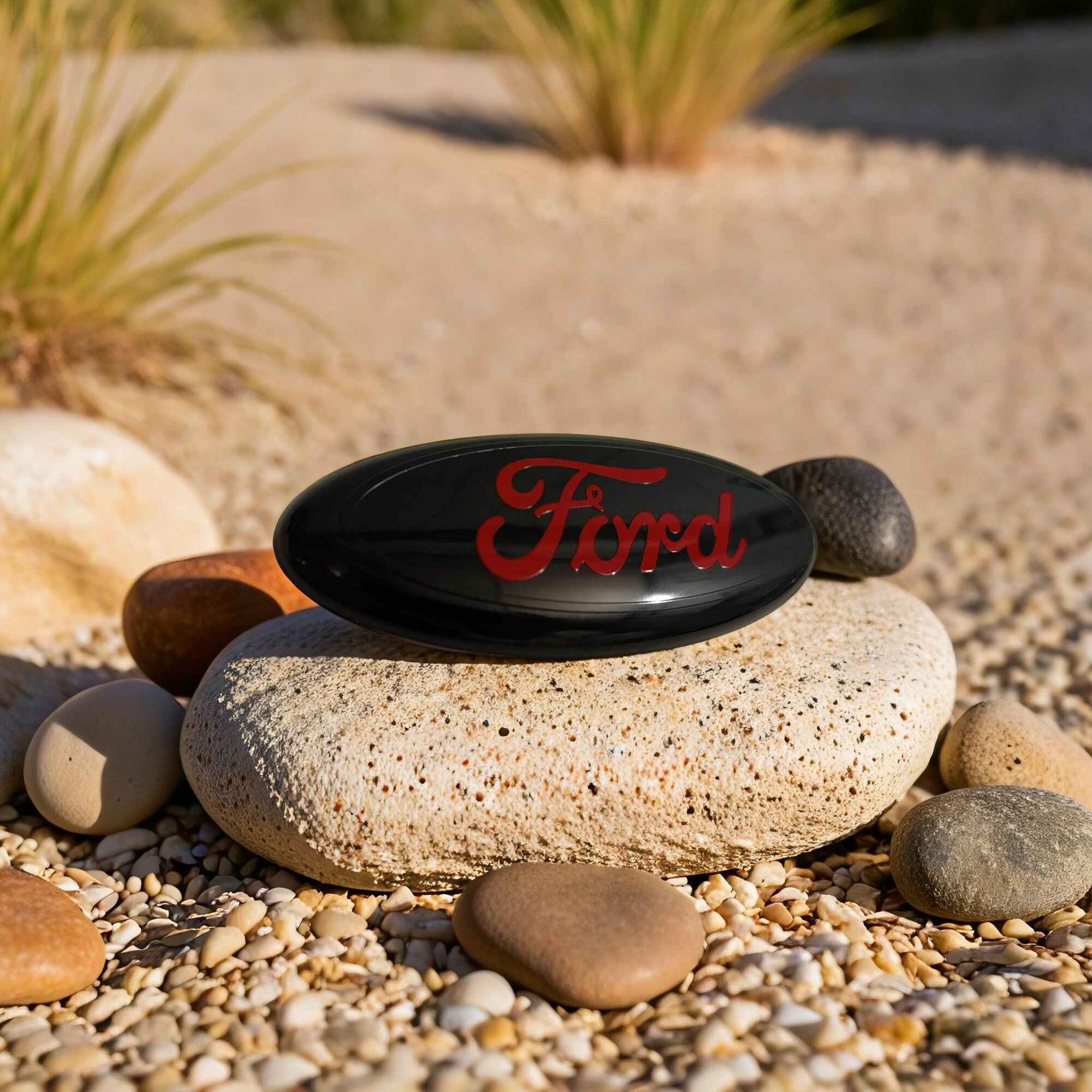 Эмблема Ford Fusion 1 2002-2008 черная-красная тюнинг